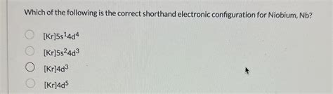 Solved Which Of The Following Is The Correct Shorthand Chegg