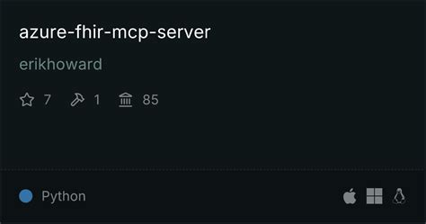 Azure Ahds Fhir Mcp Server Glama Azure Ahds Fhir Mcp Server Glama