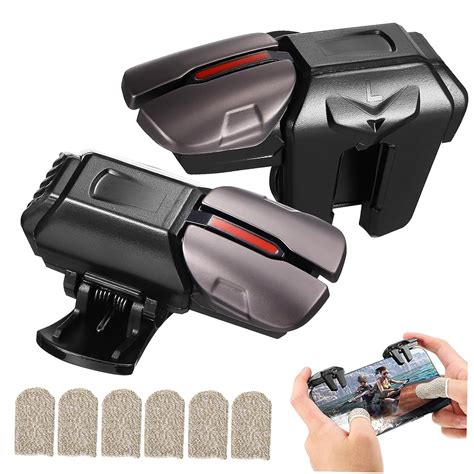 4 pairs auxiliary button phone grip phone controller phone accessories