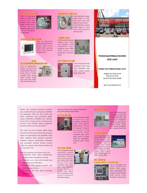 Leaflet Penggunaan Peralatan Medis Docx