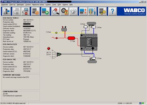 Wabco Tebs E схема подключения