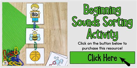 Beginning Sounds Sorting Activity