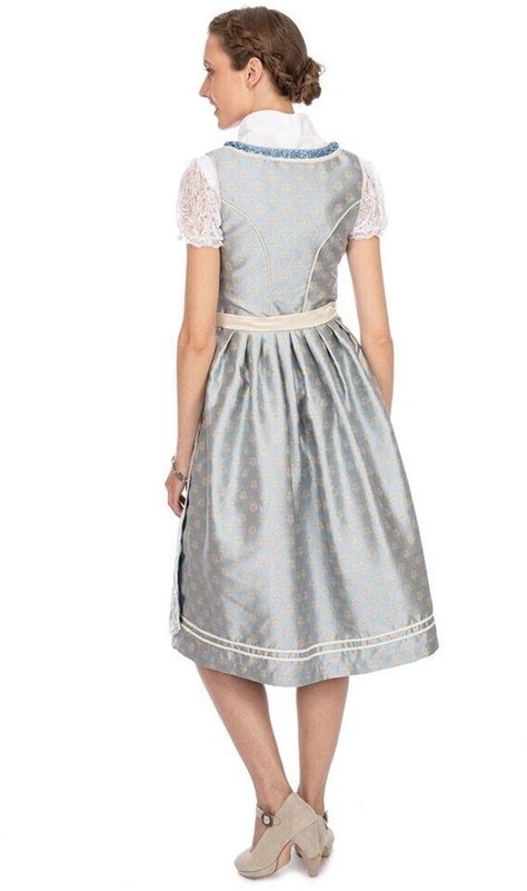 Stockerpoint Midi Dirndl 2tlg 70 Cm Lana Hellblau Creme Ab 14778