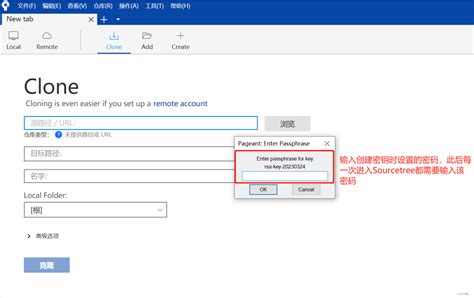 初次使用sourcetree连接gitee个人仓库sourcetree添加git账号 Csdn博客