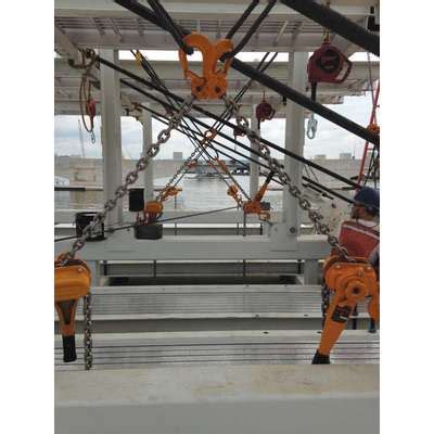 Ft Lb Load Capacity Harrington Lever Chain Hoist LB Hook Opening Lift Lever