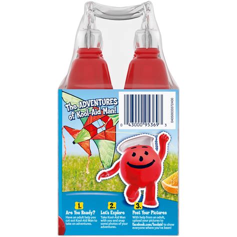 Kool Aid Bursts Tropical Punch Artificially Flavored Soft Drink 6 Ct