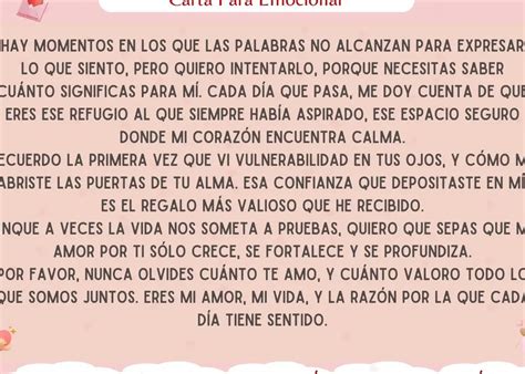Emotiva Carta Para Mi Esposo Palabras Que Tocarán Su Corazón Hasta Las