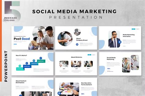 Top 10 des modèles de PowerPoint sur les médias sociaux