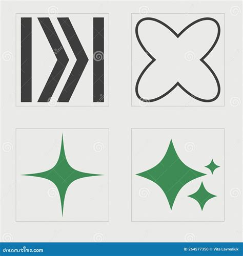 Vector Graphic Assets Set Extraordinary Graphic Assets Templates For