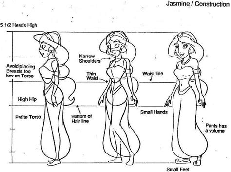 Jasmine Model Sheet Disney Princess Fan Art 34615573 Fanpop
