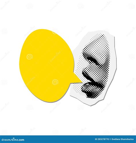 Attractive Speach Bubble With Round And Shapes Vector Illustration