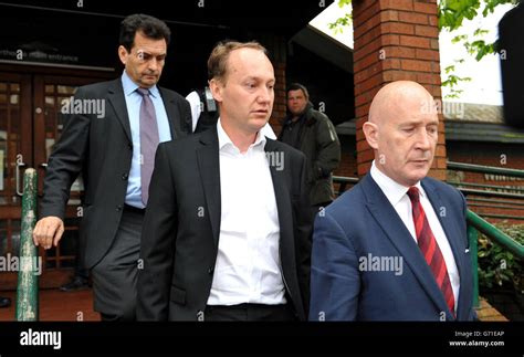 Gary Clarence Centre Leaves Wimbledon Magistrates Court Hi Res Stock