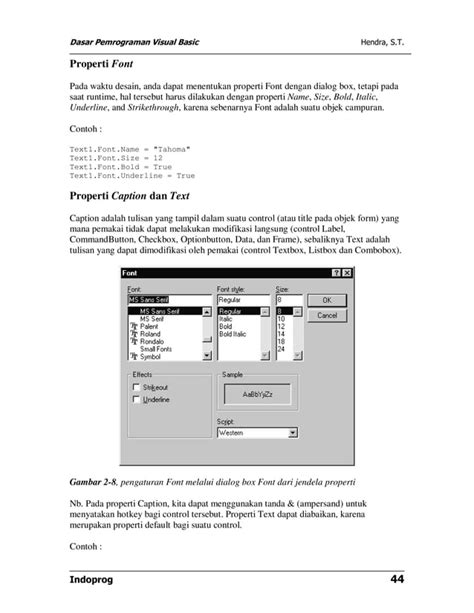 Modul Dasar Pemrograman Visual Basic Pdf