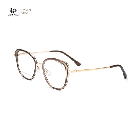 Jual Lacha Pella Kacamata Cat Eye Lensa Antiradiasi Blueray Photocromic Bahan Metaltr 90 Ringan