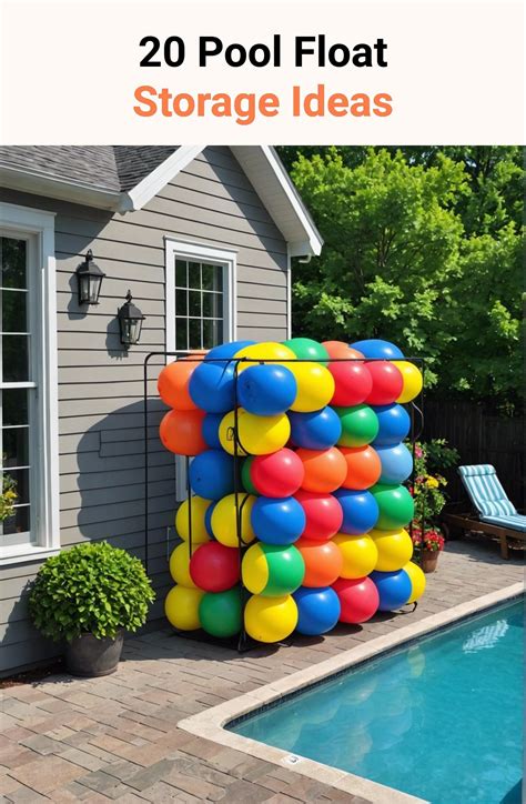20 Pool Float Storage Ideas Toolz Geek