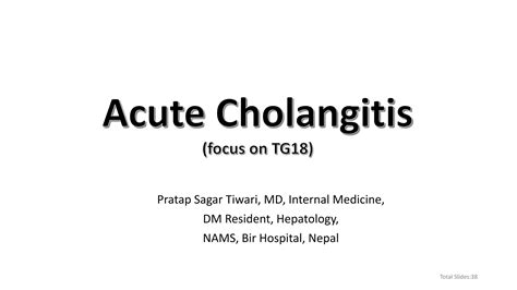 acute cholangitis pptx