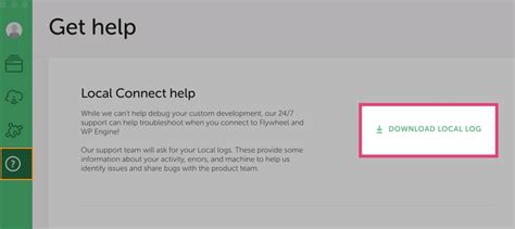 Local And Wp Engine Connect Support Center