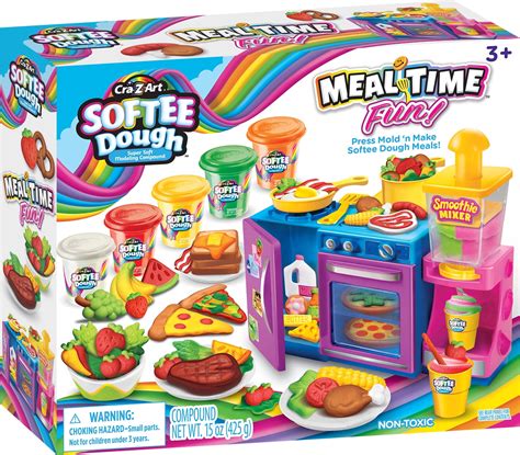 Cra Z Art Softee Dough Multicolor Mealtime Fun 1 Dough Set