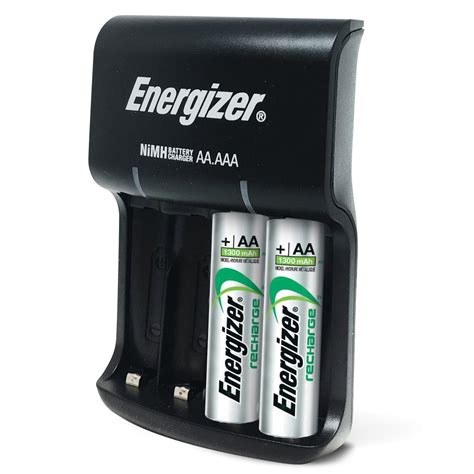 Bộ Sạc Energizer Recharger Chvcm4 Kèm 4 Pin Ener Aa 2000mah Tự Ngắt