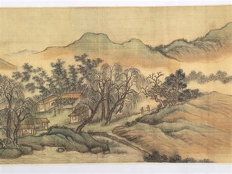 唐代名画山水 山水名画山水图 大山谷图库