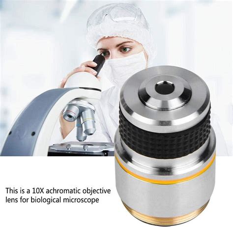 Achromatic Microscope Objective 10x Achromatic Objective Lens 160017