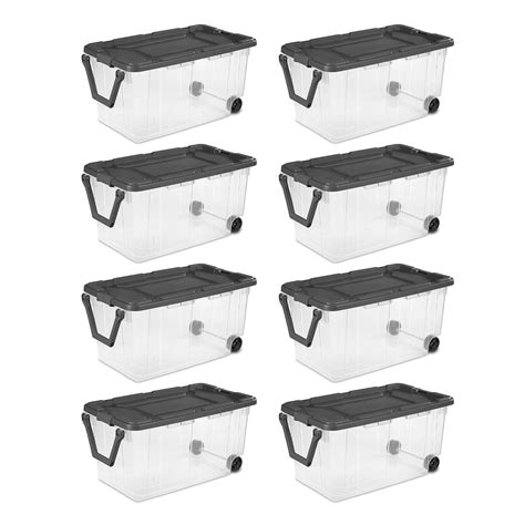 Sterilite 8 Pack Stackable Storage Bins W Latching India Ubuy