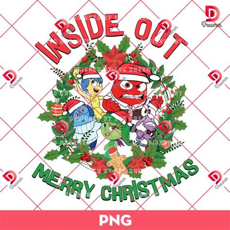 Inside Out Merry Christmas Png Xmas Inside Out 2 Characters Png Svg