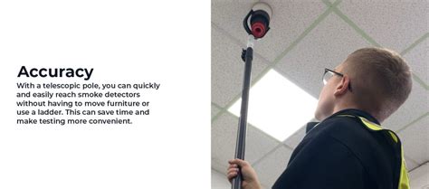 Smoke Detector Testing Poles From 5 4 Meters To 12 6 Meters