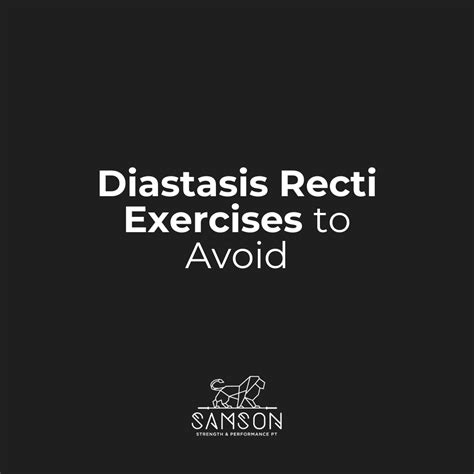Diastasis Recti In Men Exercises To Avoid