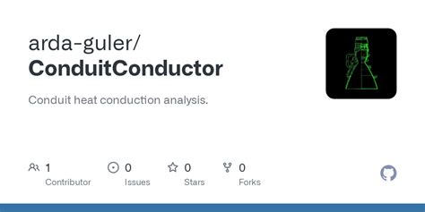 GitHub Arda Guler ConduitConductor Conduit Heat Conduction Analysis