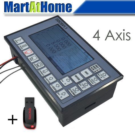 CNC Control System USB 500 KHz 4 Axis Motion Controller TFT Linkage G Code ARM9 FPGA Support