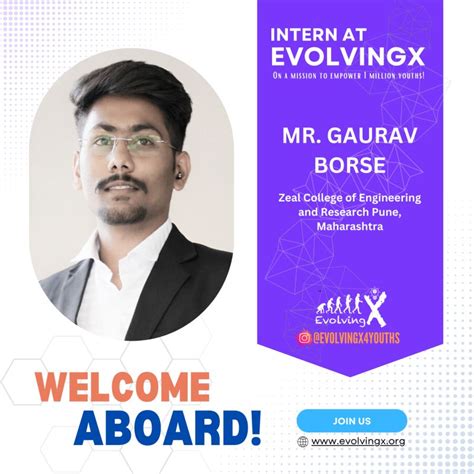 Evolvingx Internship Intern Opportunity Careerdevelopment Gaurav Borse 18 Comments