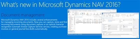 Microsoft Dynamics Nav 2016 Documentation Management