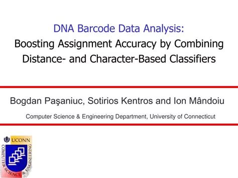 Ppt Dna Barcode Data Analysis Boosting Assignment Accuracy By Combining Distance And