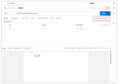 Postman 如何请求下载导出 Excelpdf 文件？图文教程