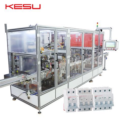 Full Automatic Mcb Multipole Joining And Testing Production Line Automation Line And Mcb Line