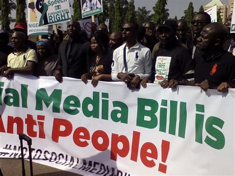 Anti Social Media Bill Protesters Take Grievance To National Assembly