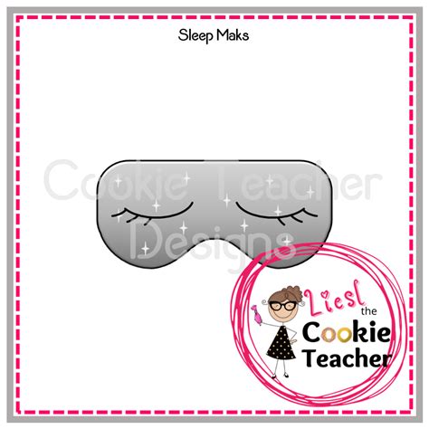 Sleep Mask The Cookie Teacher