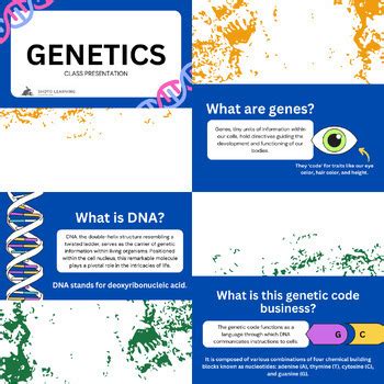 Genetics PowerPoint Presentation A Visual Guide To The Science Of Heredity