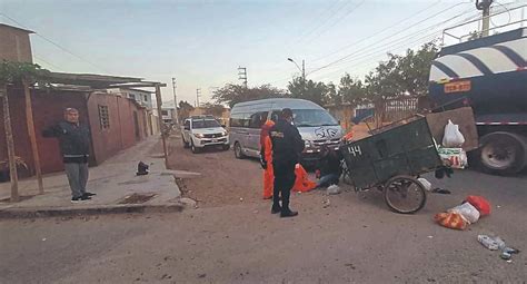 Trabajadora municipal sufre accidente de tránsito en Talara EDICION