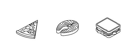 아이소메트릭 음식 및 음료 세트 3차원 형태에 대한 스톡 벡터 아트 및 기타 이미지 3차원 형태 Comfort Food