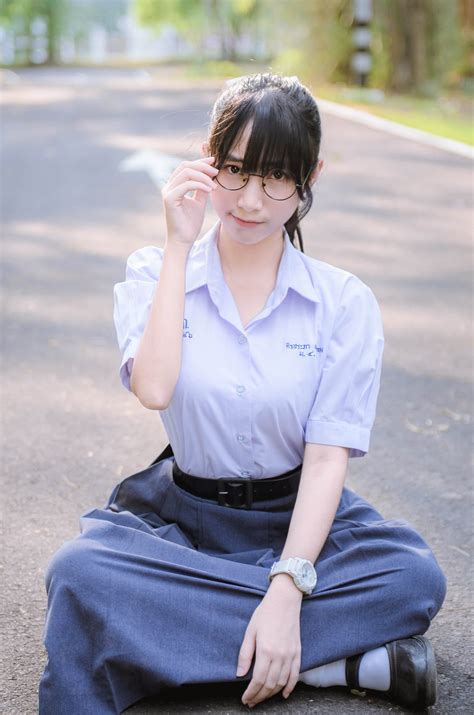 ชุุดนักเรียนนั้นมีเสน่ห์เหลือเกิน Student Cute Girls Th