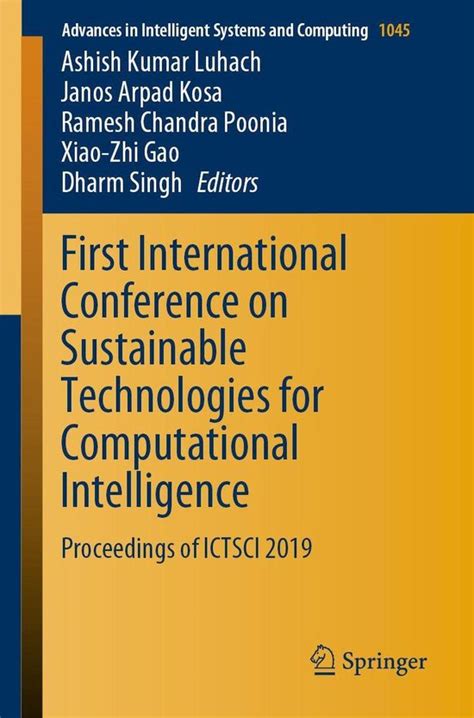 Advances In Intelligent Systems And Computing 1045 First International Conference On Bol