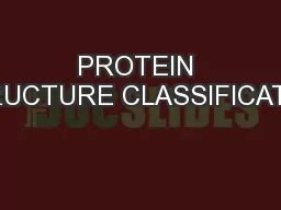 Ppt Protein Structure Classification Powerpoint Presentation
