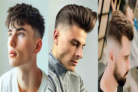 Triangle Face Shape Hairstyles Male