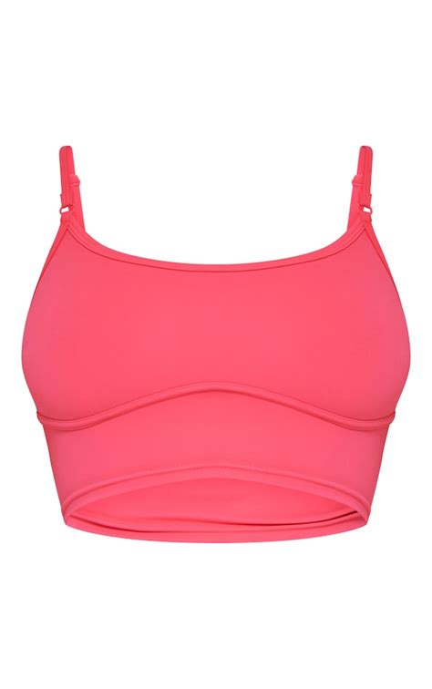 Plt Sport Raspberry Sculpt Under Bust Seam Bra Activewear