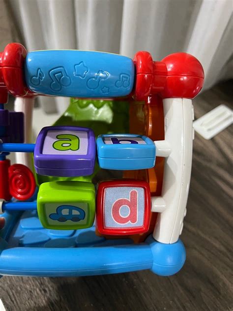 vtech busy learners activity cube interactive toy motor skill