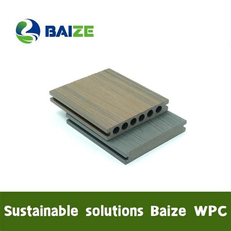 Hollow Crack Resistant Co Extrusion Wpc Decking Composite Decking Outdoor Decking And Building