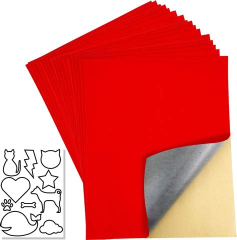 20 Pcs Self Adhesive Velvet Sheetself Adhesive Velvet Flocking Liner