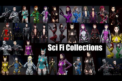 Sci Fi Collection Characters Unity Asset Store